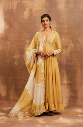 Buy best Sunheri Anarkali Set online at SueMue